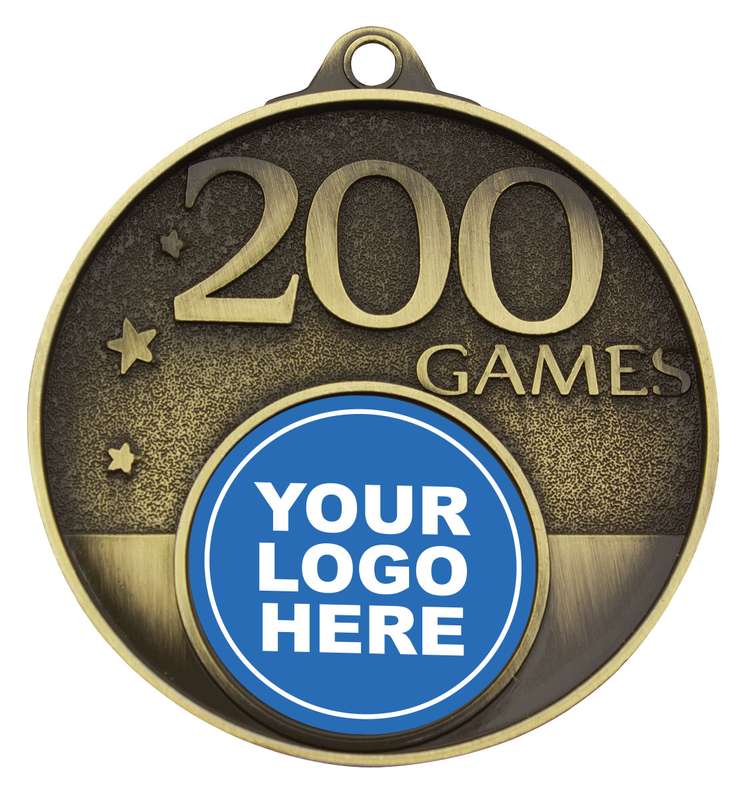 200 Games Milestone Medal - Trophy Company