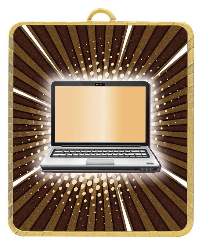 Gold Lynx Medal - Computers - Trophy Company